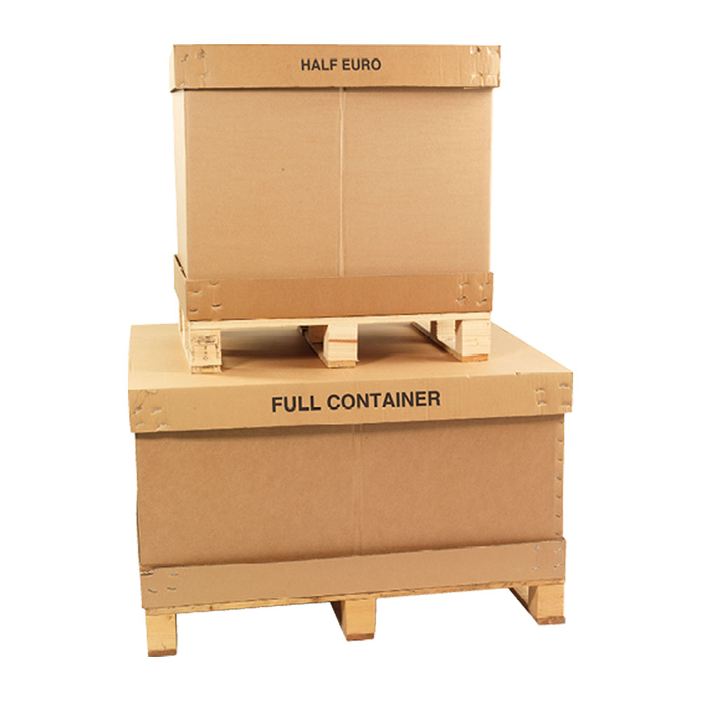 Pallet Boxes - 1070 x 870 x 550mm - Half Container on heat treated ...